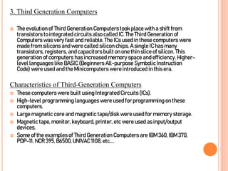 GENERATION COMPUTER By Rg Dipak Kumar kar mkcg medical College Hospital ...