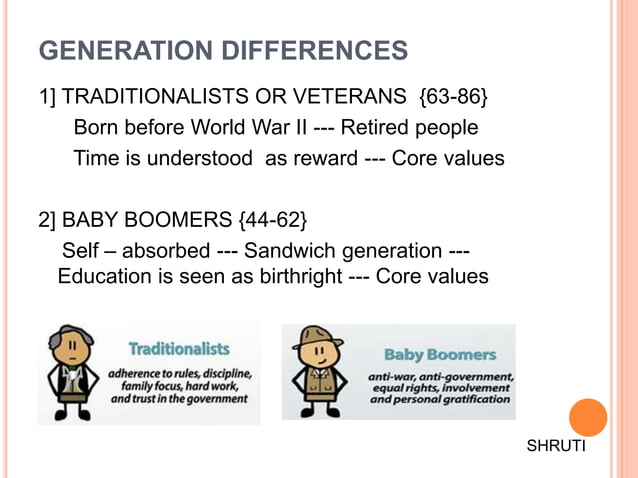 Generation differences | PPT