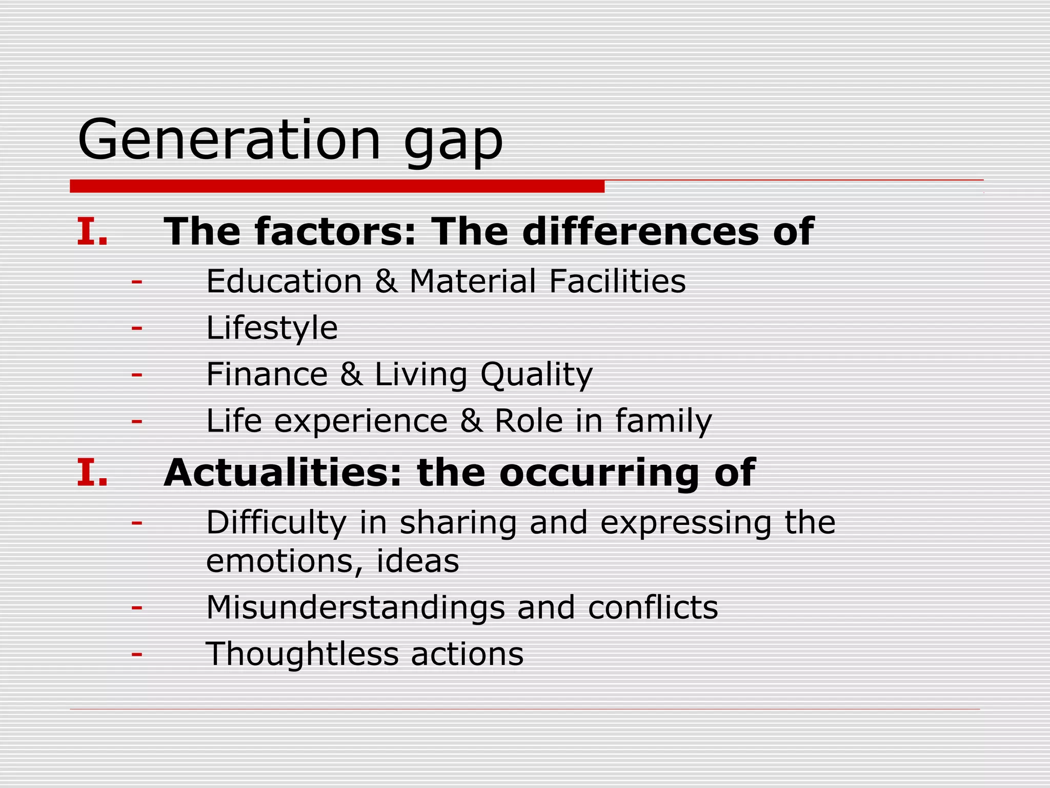 Generation gap | PPT