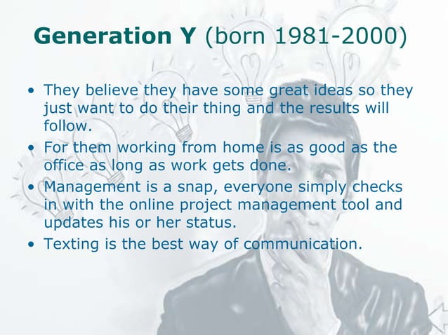 Generation gap at workplace in todays world | PPT