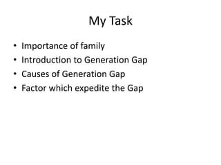 Generation gap Technology and youth | PPTX