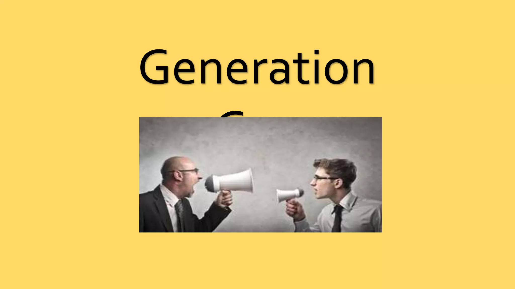 Generation gap | PPT