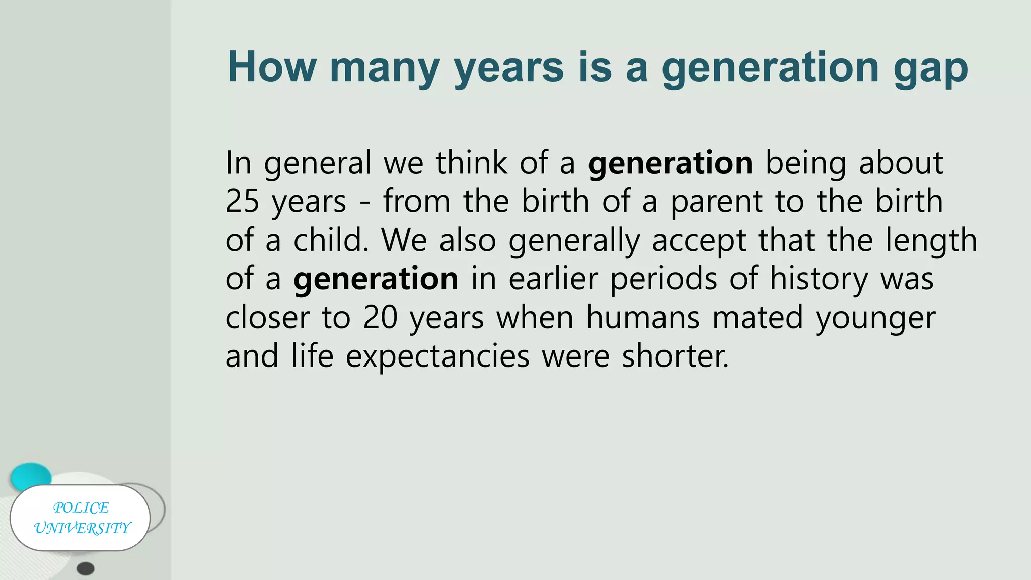 Generation gap | PPTX