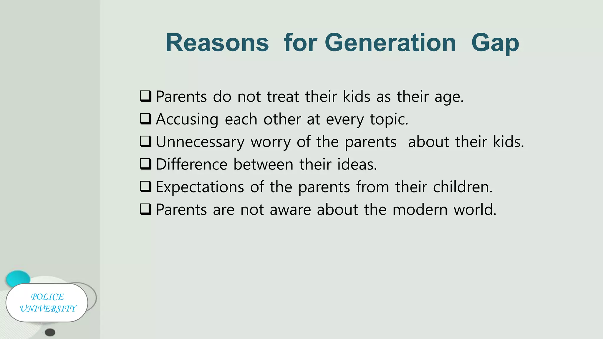 Generation gap | PPTX