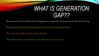 Generation Gap | PPTX