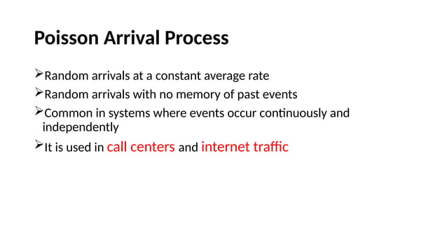 generation of arrival patterns in simulation | PPTX