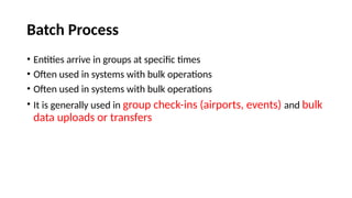 generation of arrival patterns in simulation | PPTX