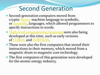 Generation of comnputer | PPTX