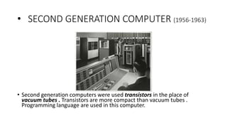 Generation of compuiter | PPT