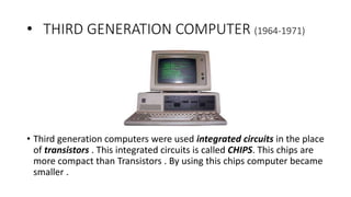 Generation of compuiter | PPT
