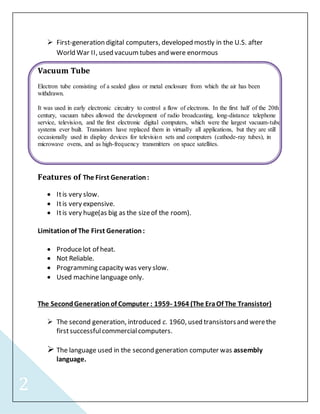 Generation of computer | DOCX