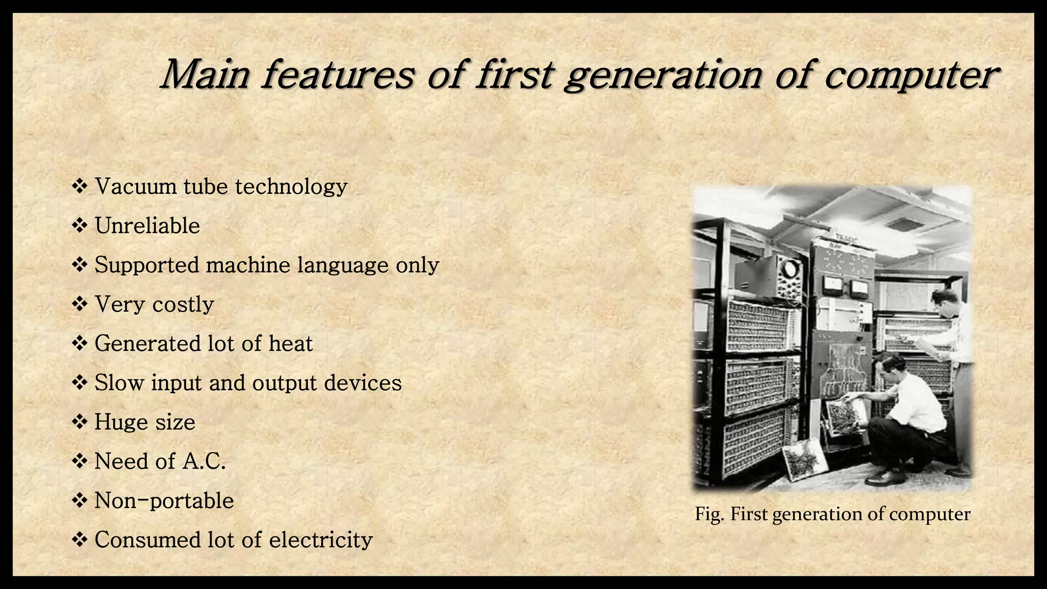 Generation of computer | PPTX