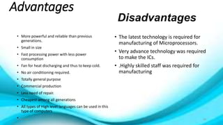 Generation of computer | PPTX | Desktops | Computing