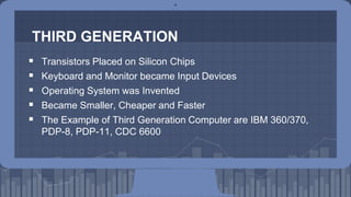 Generation of computer | PPTX