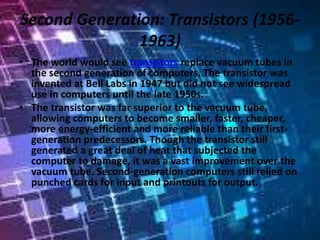 Generation of computer | PPT