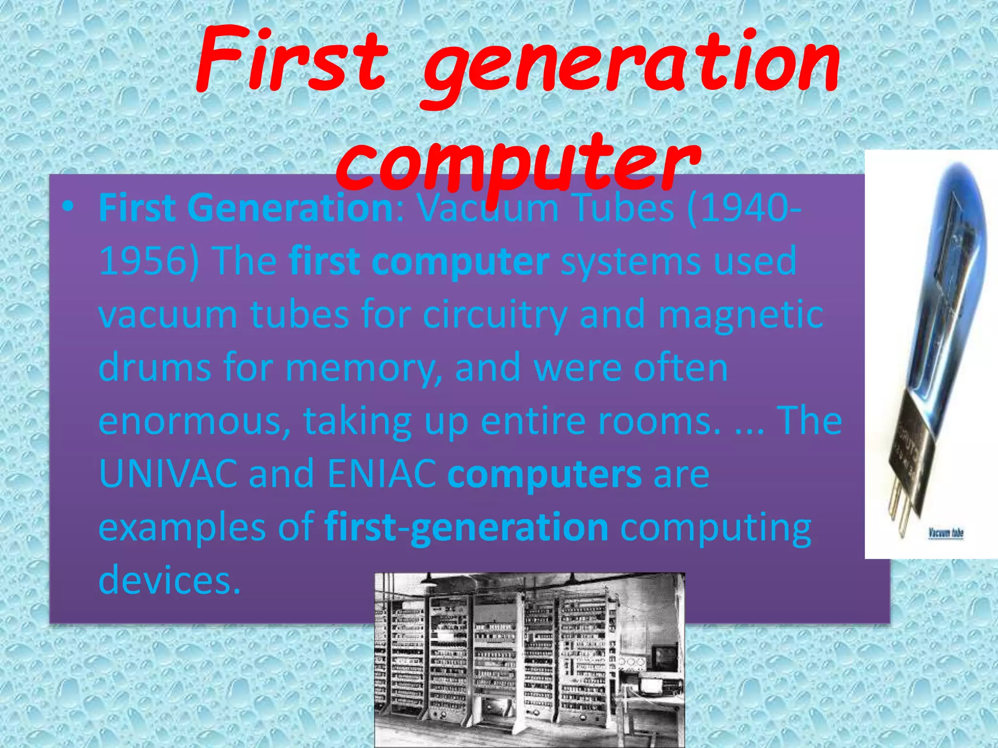 Generation of computer | PPT