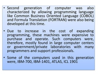Second Generation Computers Ibm 700