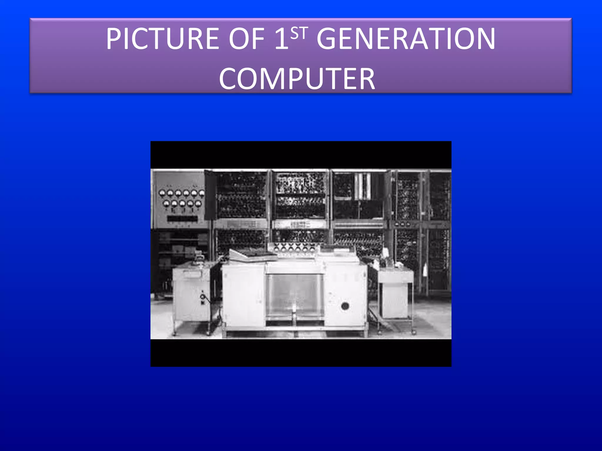 Generation of computer | PPT