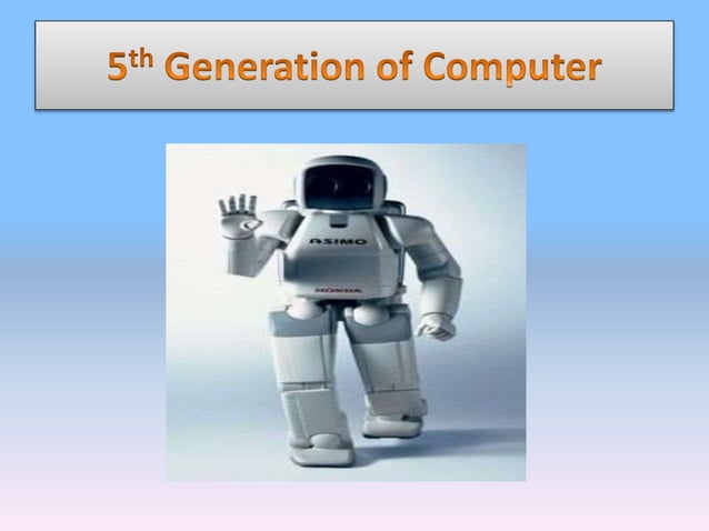 Generation of computer | PPTX