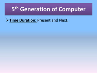 Generation of computer | PPT | Free Download