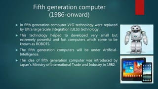 Generation of computer | PPTX