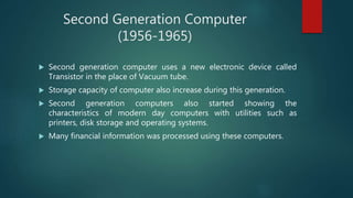 Generation of computer | PPTX