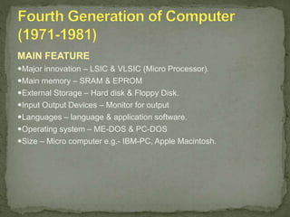 Generation of computer | PPT