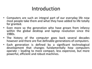 Generation of computer | PDF