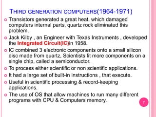 Generation of computer | PPTX
