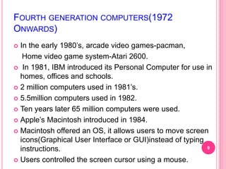 Generation of computer | PPT