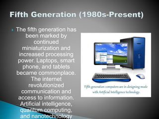 Generation of computer | PPT