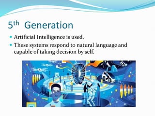 generation of computer for class v school students | PPTX