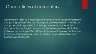 Different Generation of Computer - Niraj Karki | PPTX