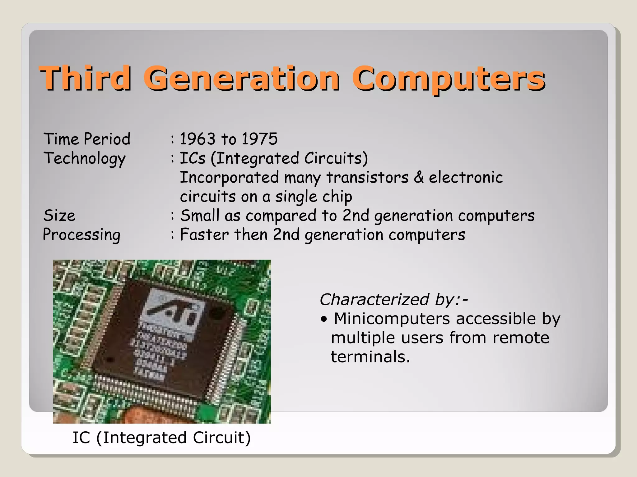 Generation of computers | PPT