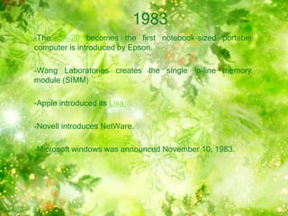 Generation of computer (1978 1985) | PPTX