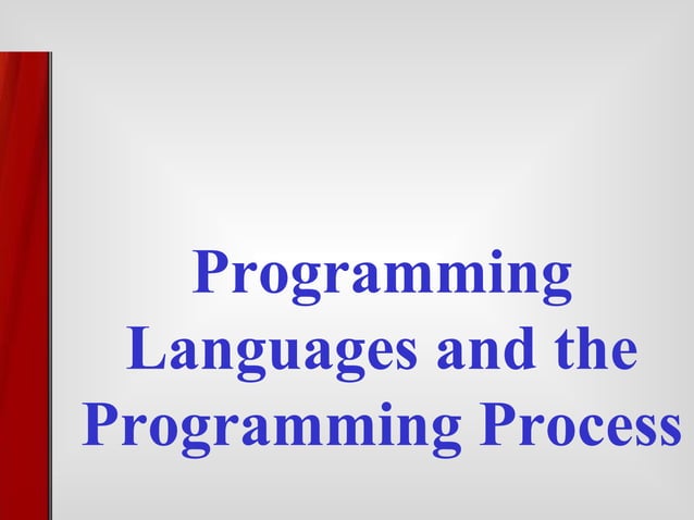 Generation of computer languages | PPT