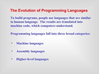 Generation of computer languages | PPT