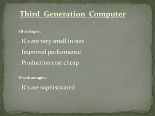 Generation of computers | PPTX