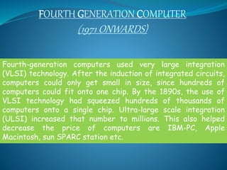 Generation of computers - ALL 5 | PPT