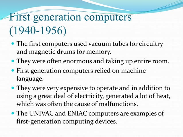Generation of computers - ALL 5 | PPT