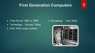 Generation of computers | PPTX