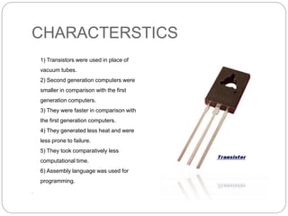 Second Generation Computer Transistors
