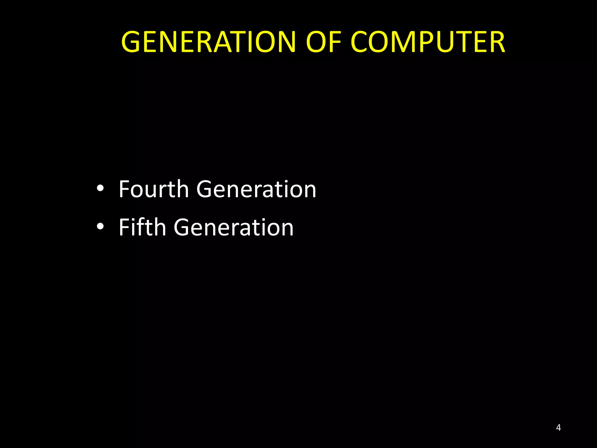 Generation of computers | PPT