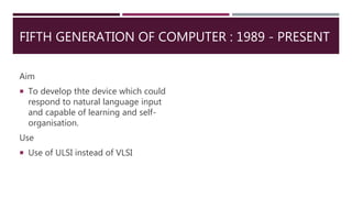 Generation of computers | PPT
