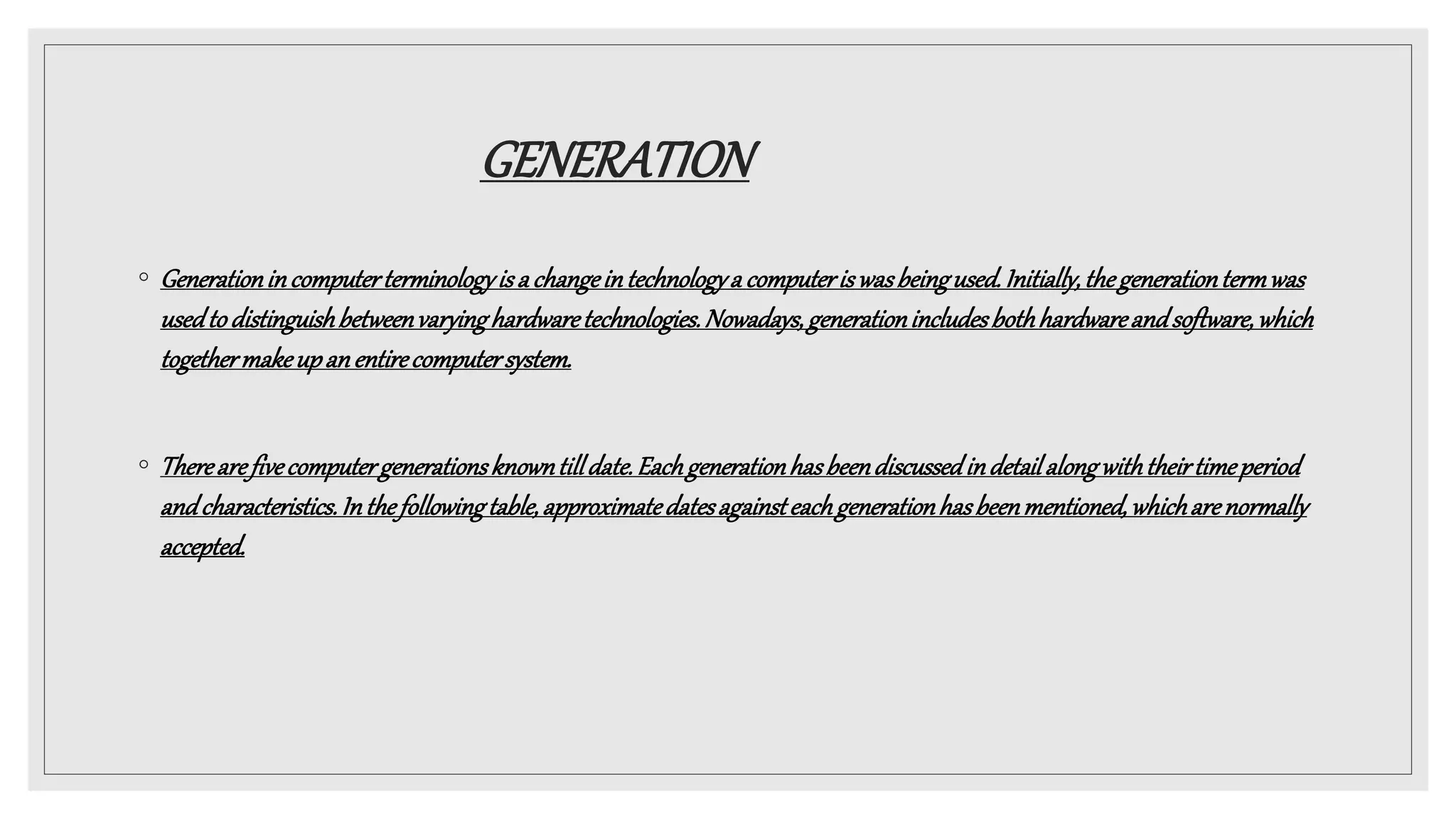 Generation of computers | PPTX