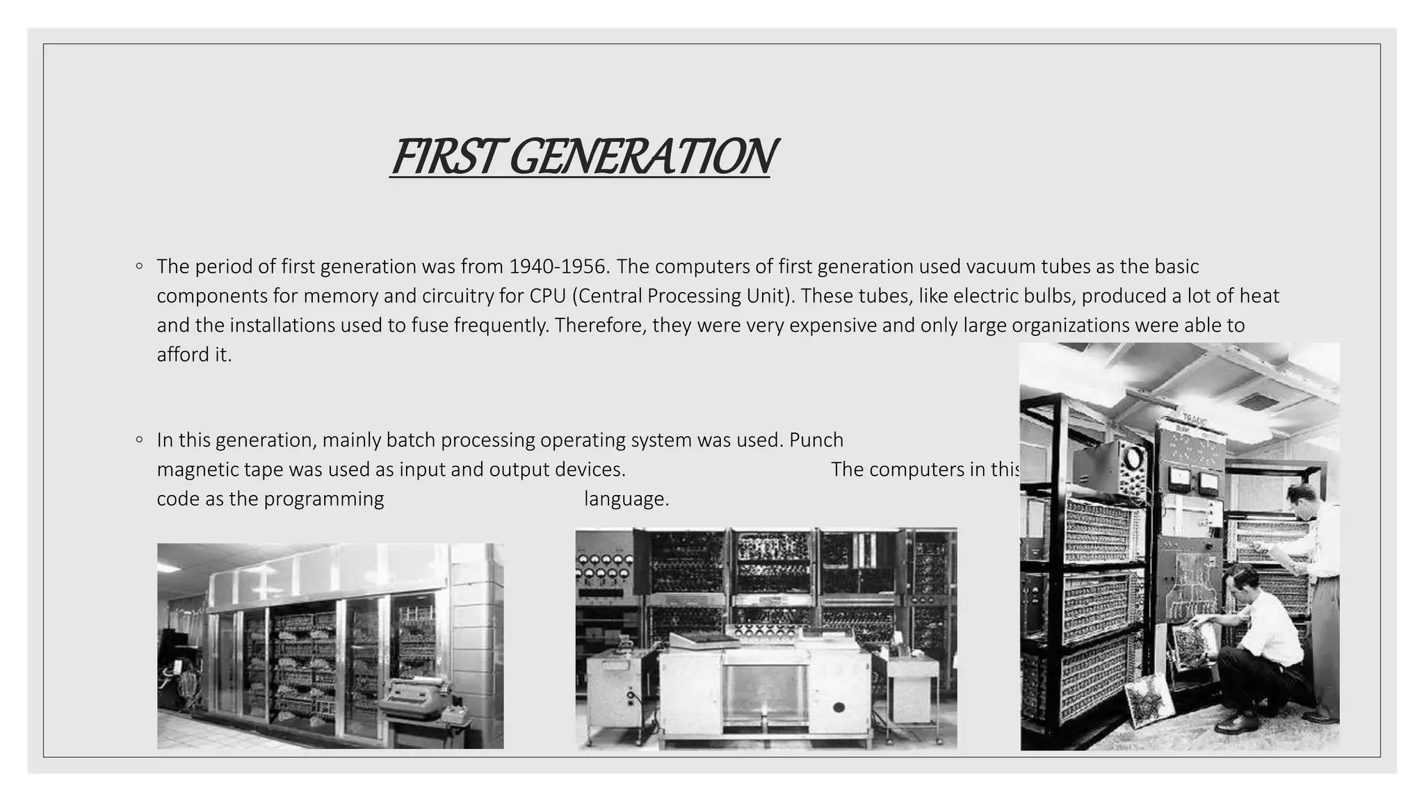 Generation of computers | PPTX
