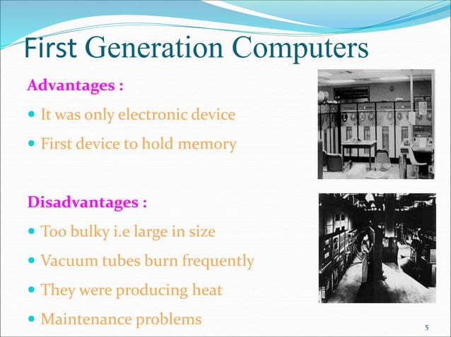 GENERATION OF COMPUTERS.ppt | Desktops | Computing