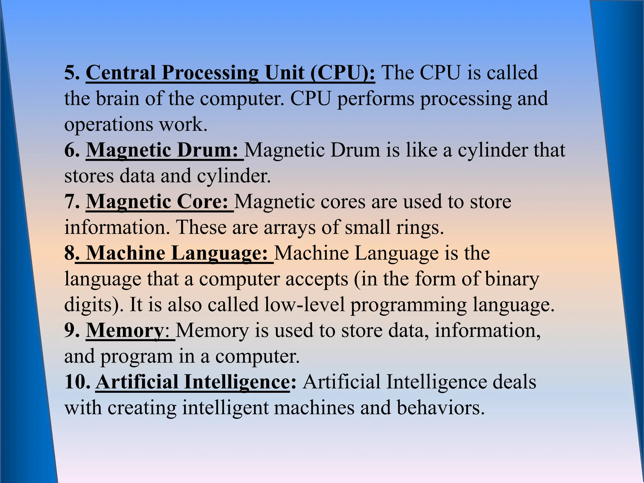 GENERATION OF COMPUTERS | PPT