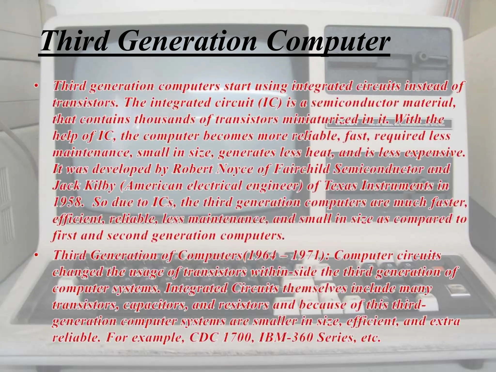 GENERATION OF COMPUTERS | PPTX