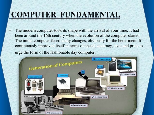 GENERATION OF COMPUTERS | PPT